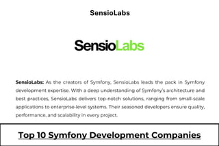 Top 10 Symfony Development Companies - ☎ +1 9177322215 | PPT