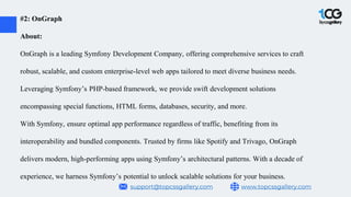 Top 10 Symfony Development Companies 2024 | PPT