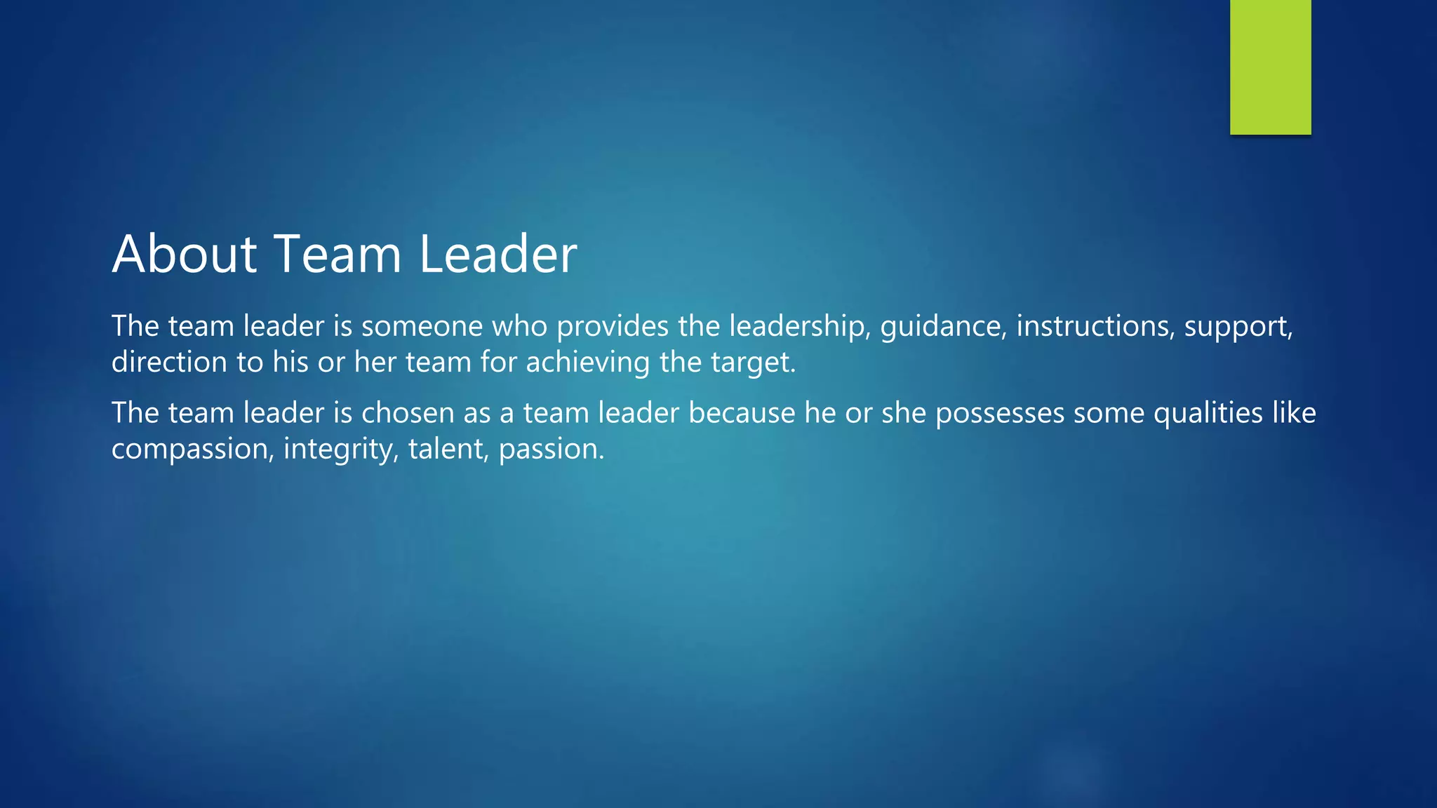 Top 10 Team Leader Interview Questions And Answers | PPTX