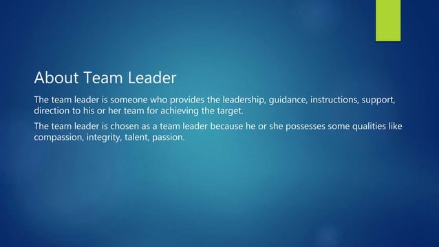 Top 10 Team Leader Interview Questions And Answers | PPT