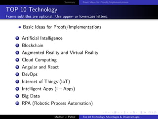 Top10 techno | PDF | Web Development | Internet