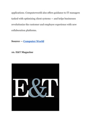 Top 10 Technology magazines.pdf