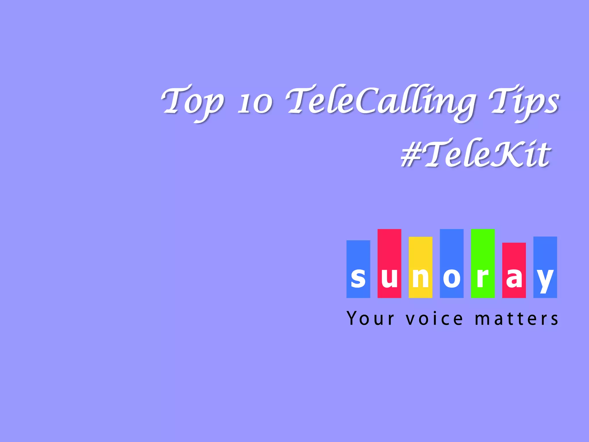 Top 10 tele calling tips | PPTX