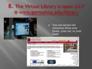 Top 10 things to know about your library | PPT
