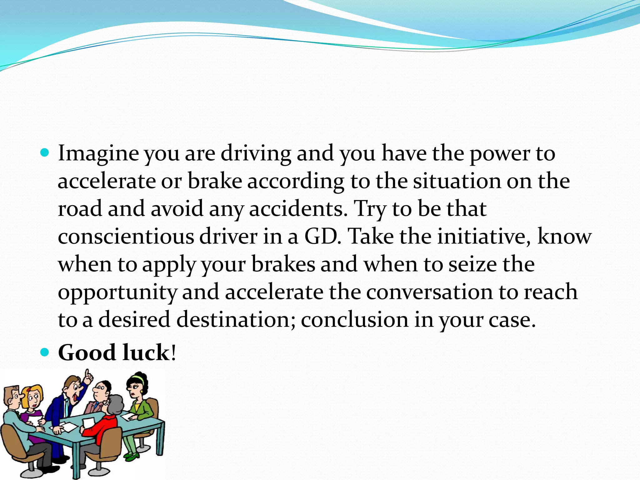 Top 10 tips for a successful group discussion | PPTX