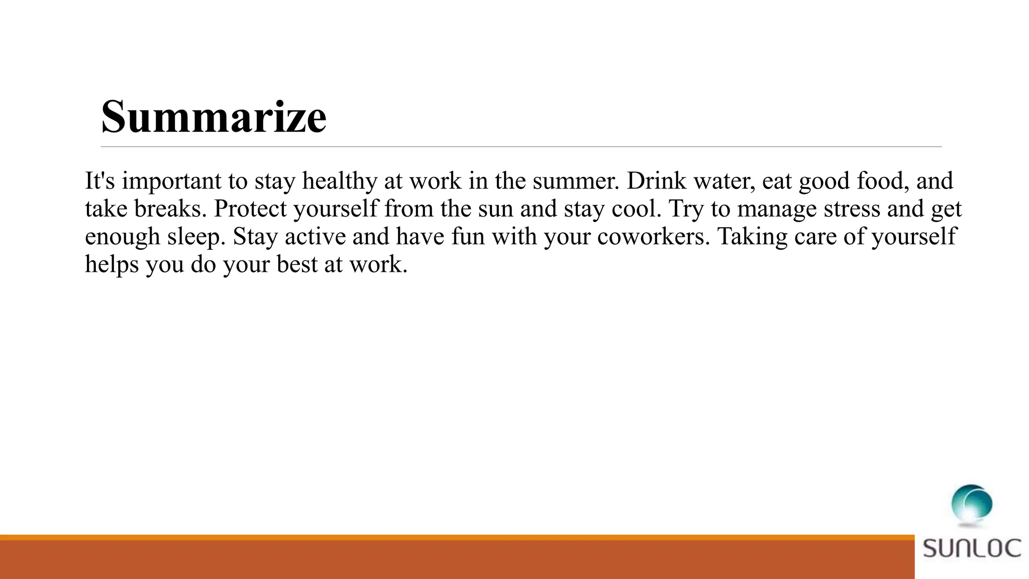 top 10 tips for maintaining wellness at work in the summer.pptx