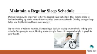 top 10 tips for maintaining wellness at work in the summer.pptx