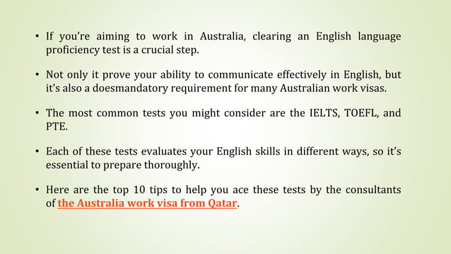 Top 10 Tips To Clear English Language Proficiency Tests | PPT