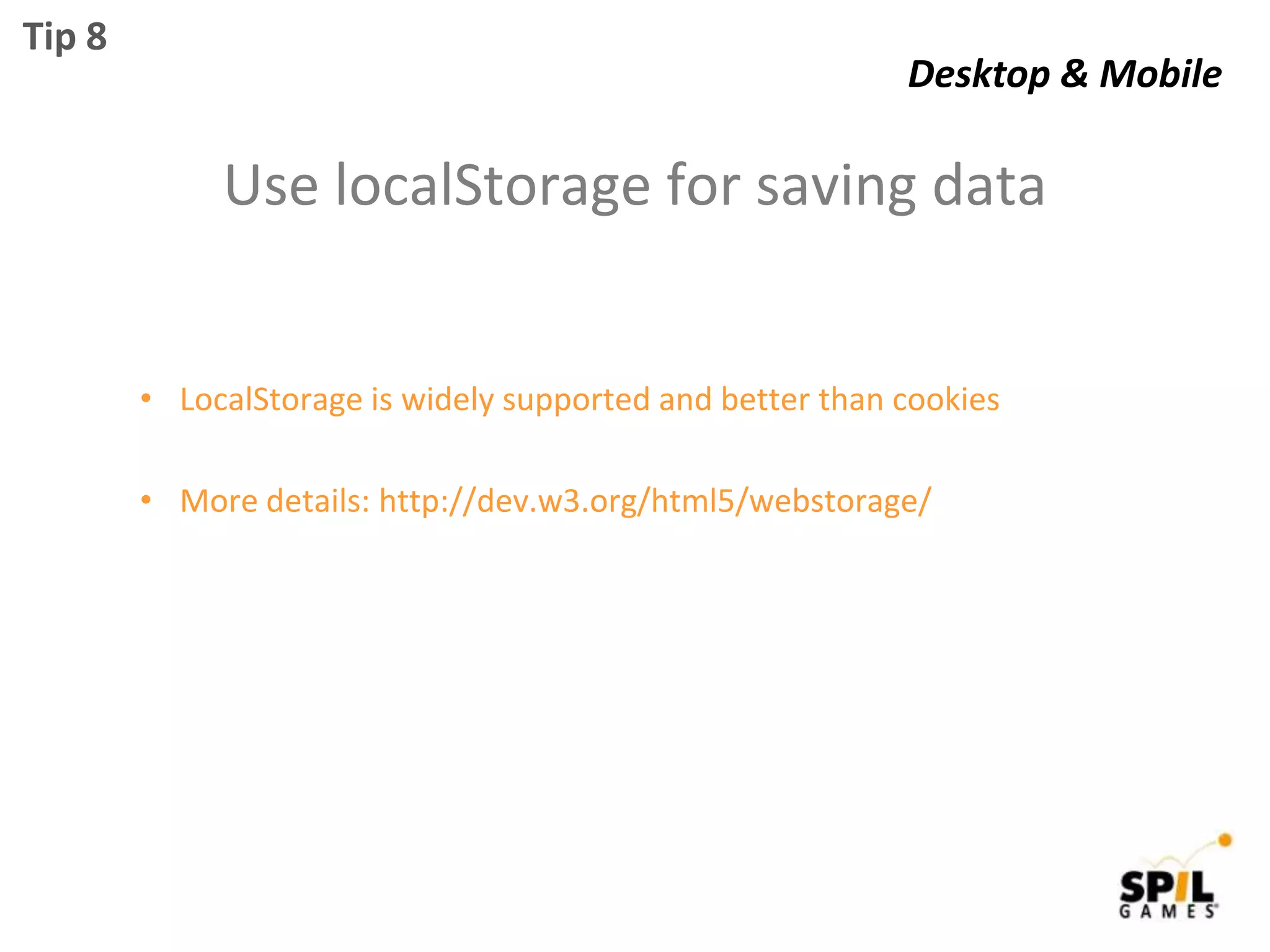 10 tips to get started with html5 games | PPTX