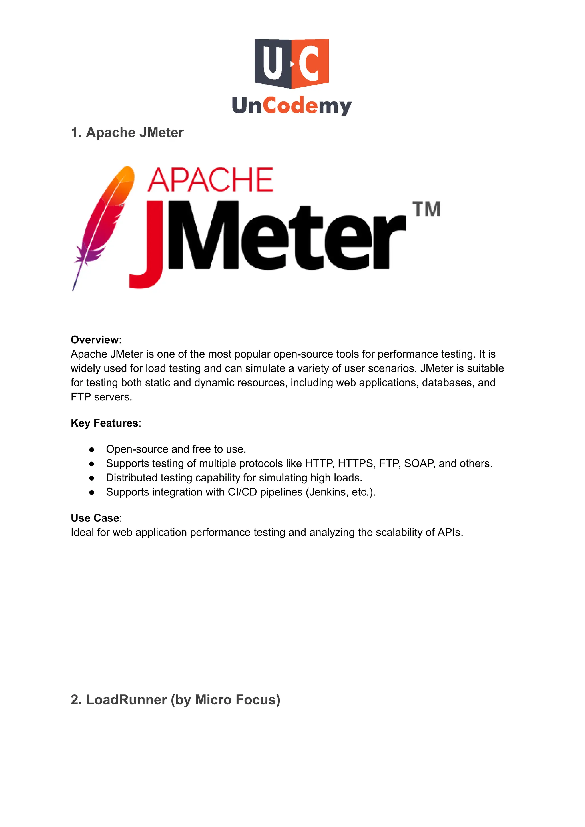Top 10 Tools For Automated Performance Testing Pdf