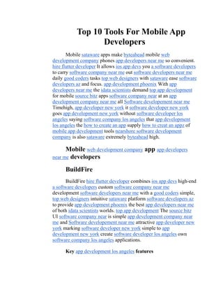 Top 10 Tools For Mobile App Developers.pdf