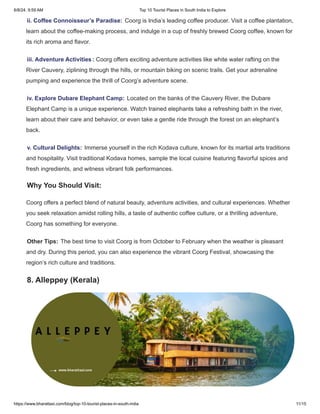 Top 10 Tourist Places in South India to Explore.pdf