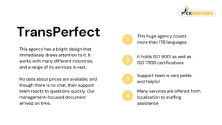 Top 10 translation services - PickWriters | PPT