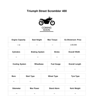 Top 10 Triumph Bikes Price List In India.pdf