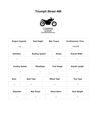 Top 10 Triumph Bikes Price List In India.pdf