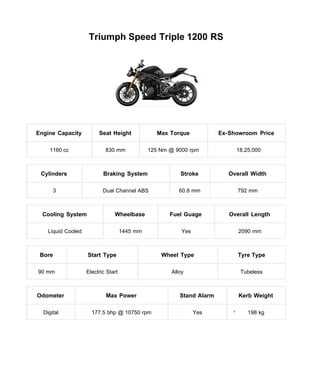 Top 10 Triumph Bikes Price List In India.pdf