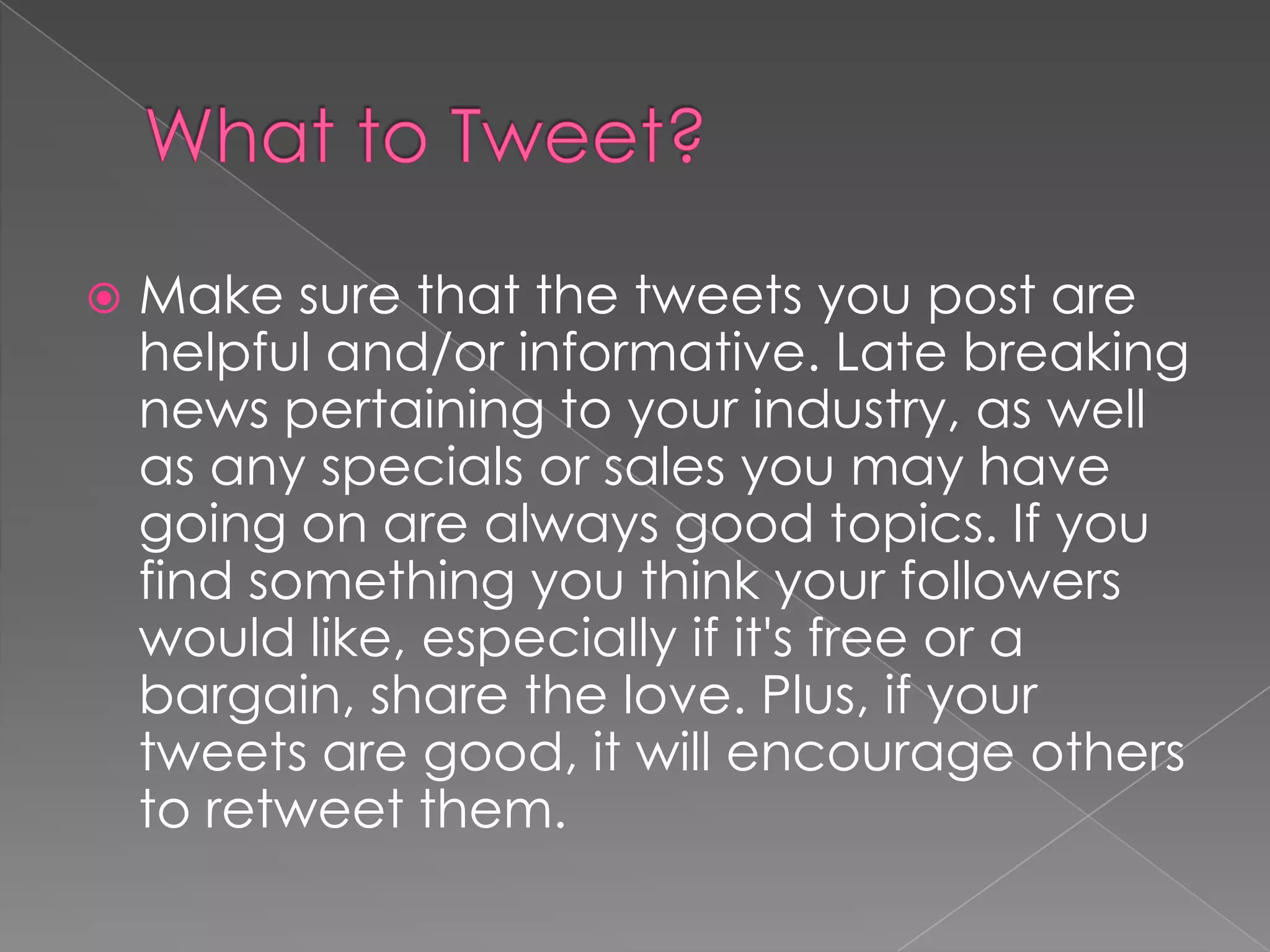 Top10 twittertips | PPT