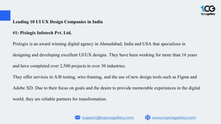 Top Ten UI/UX Design Companies in India | PDF
