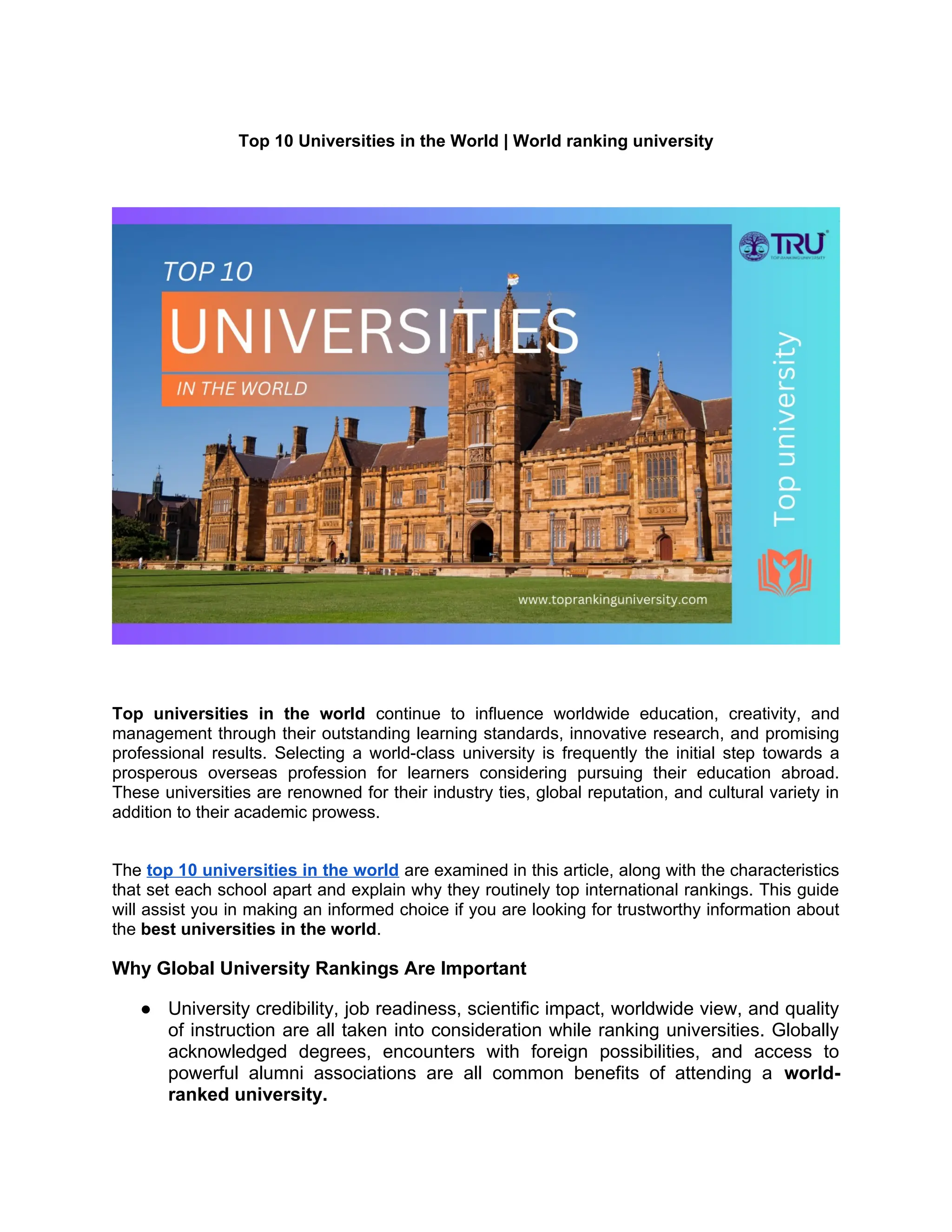 Top 10 Universities in the World _ World ranking university.docx