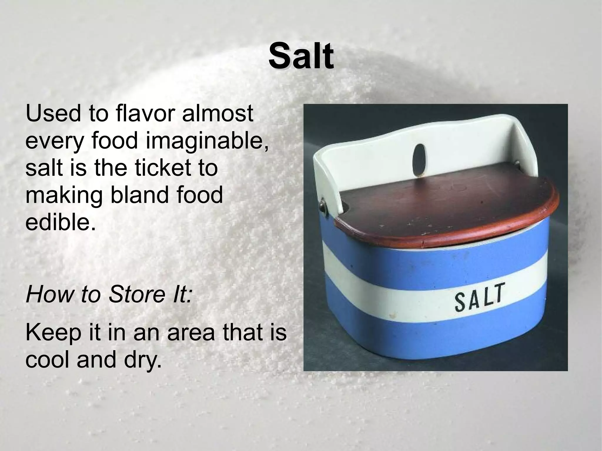 Top 10 unperishable foods | ODP