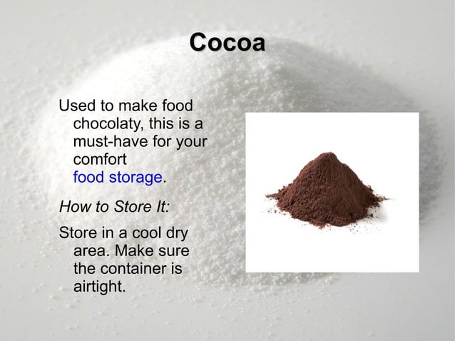 Top 10 unperishable foods | ODP