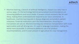 Top 10 Use of Machine Learning in Our Daily Lives | PPTX