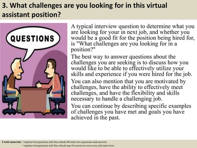 Top 10 virtual assistant interview questions and answers | PPTX