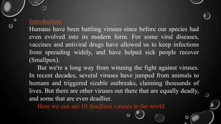 Top 10 viruses | PPTX