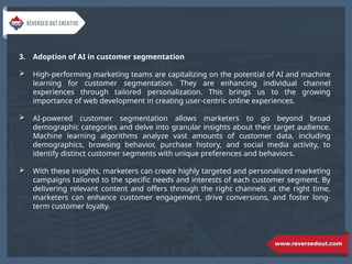 Top 10 ways marketers are leveraging AI and machine learning ...
