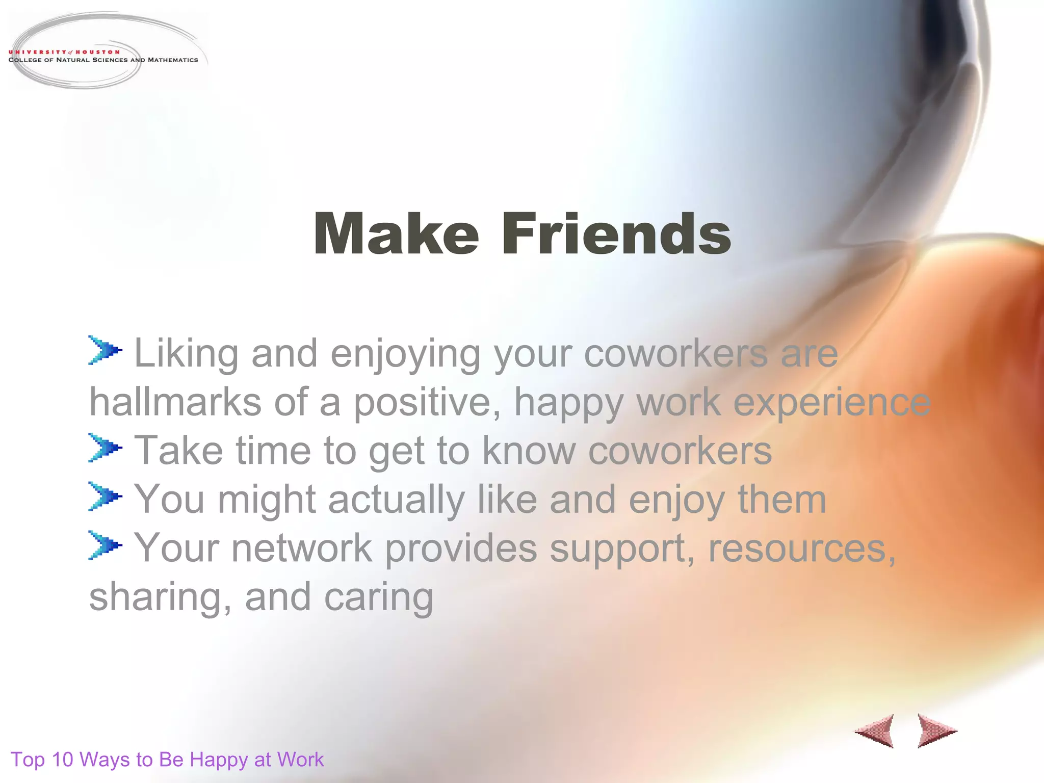 Top 10 Ways To Be Happy At Work | PPS