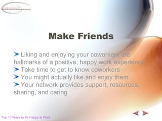 Top 10 Ways To Be Happy At Work | PPS