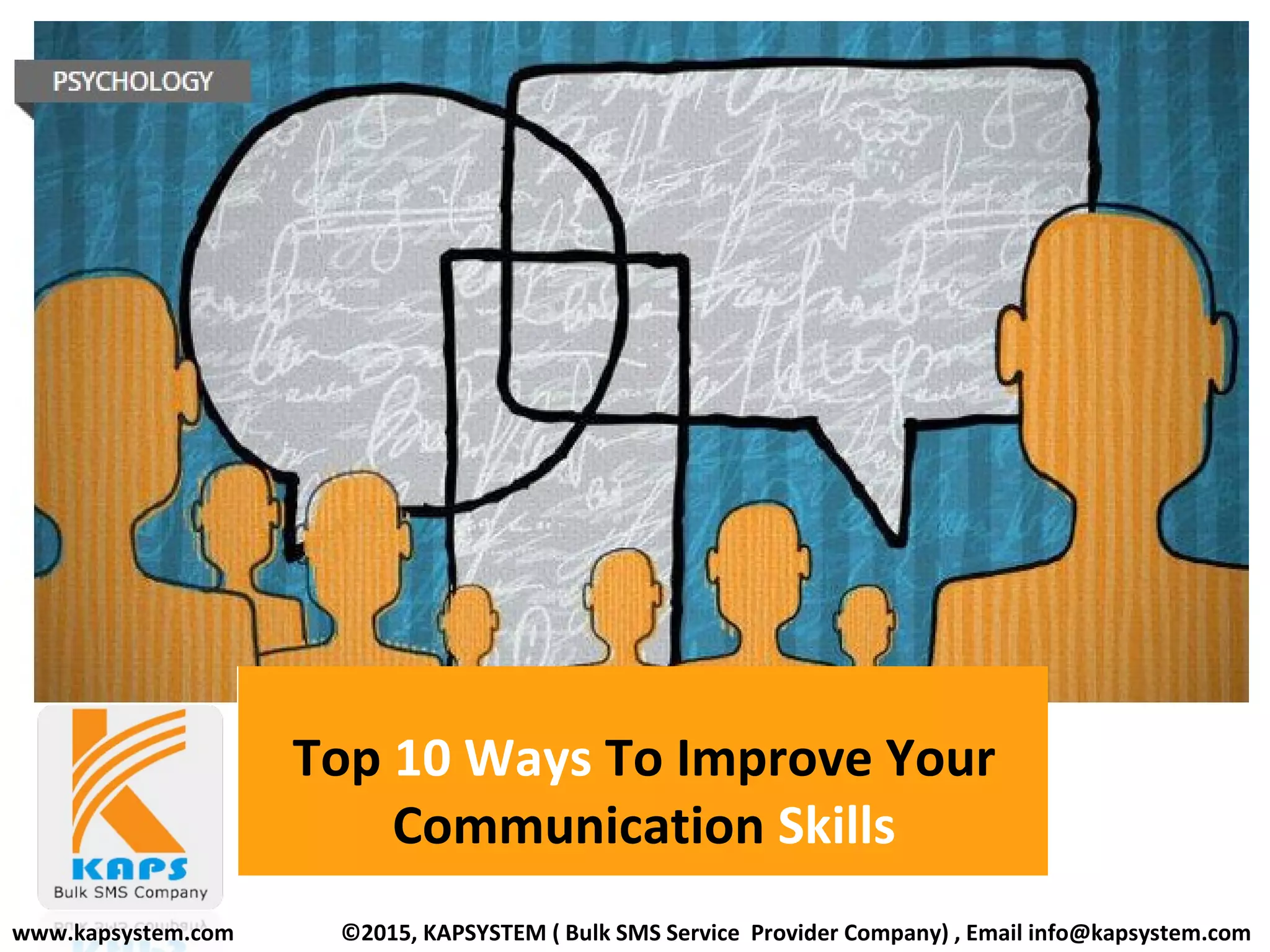 Top 10 ways to improve your communication skills | PPT | Email | Internet