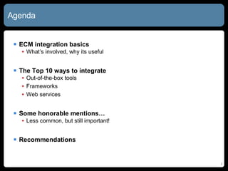 Top 10 Ways To Integrate With Oracle Enterprise Content Management (ECM ...