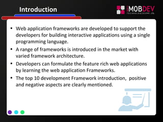 Top 10 web application development frameworks 2016 | PPT