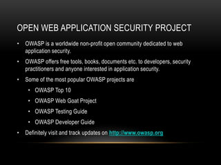 Top 10 web application security risks akash mahajan | PPT