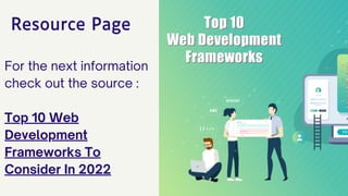 Top 10 Web Development Frameworks To Consider In 2022.pdf | Web ...