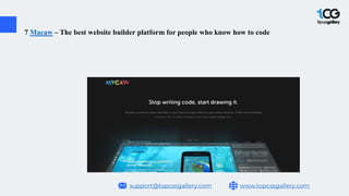 Top 10 Web Development Platform for a Web Developer | PDF | Web Design and HTML | Internet