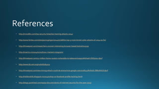 Top 10 Web Hacking Techniques of 2014 | PPTX