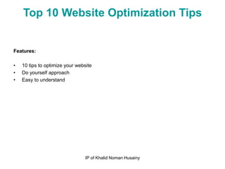 websiteoptimizationtips | PPT