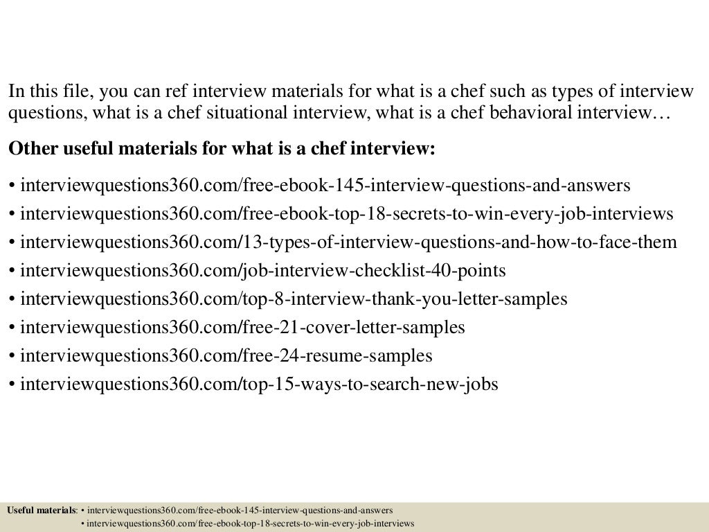 Top 10 What Is A Chef Interview Questions And Answers top-10-what-is-a-chef-interview-questions-and-answers