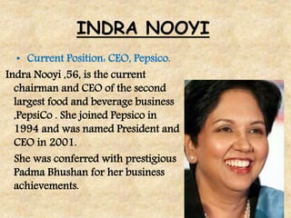 Top 10 women entrepreneurs of india | PPTX