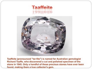 Top 10 world’s rarest & most valuable gems | PPT