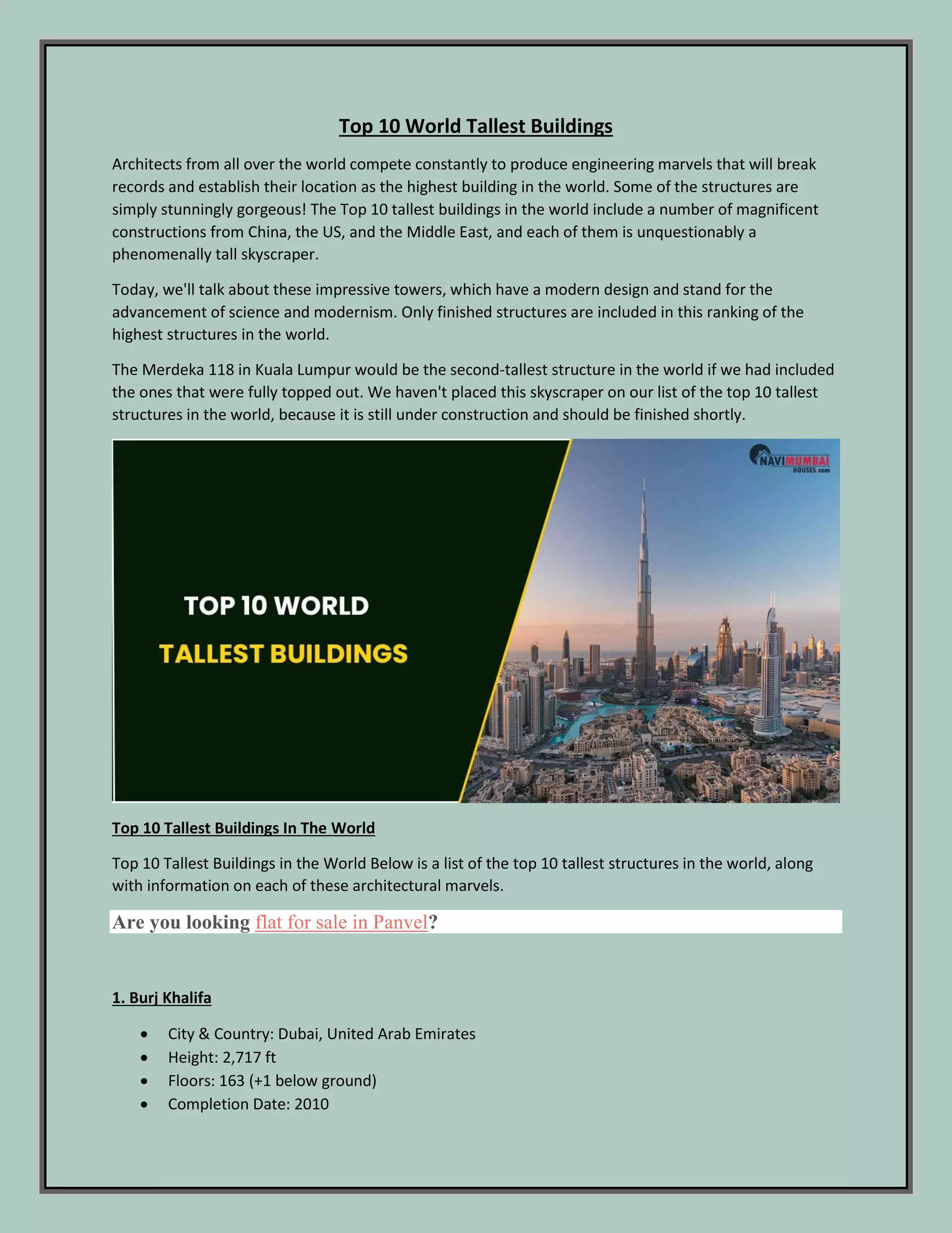 Top 10 World Tallest Buildings.pdf