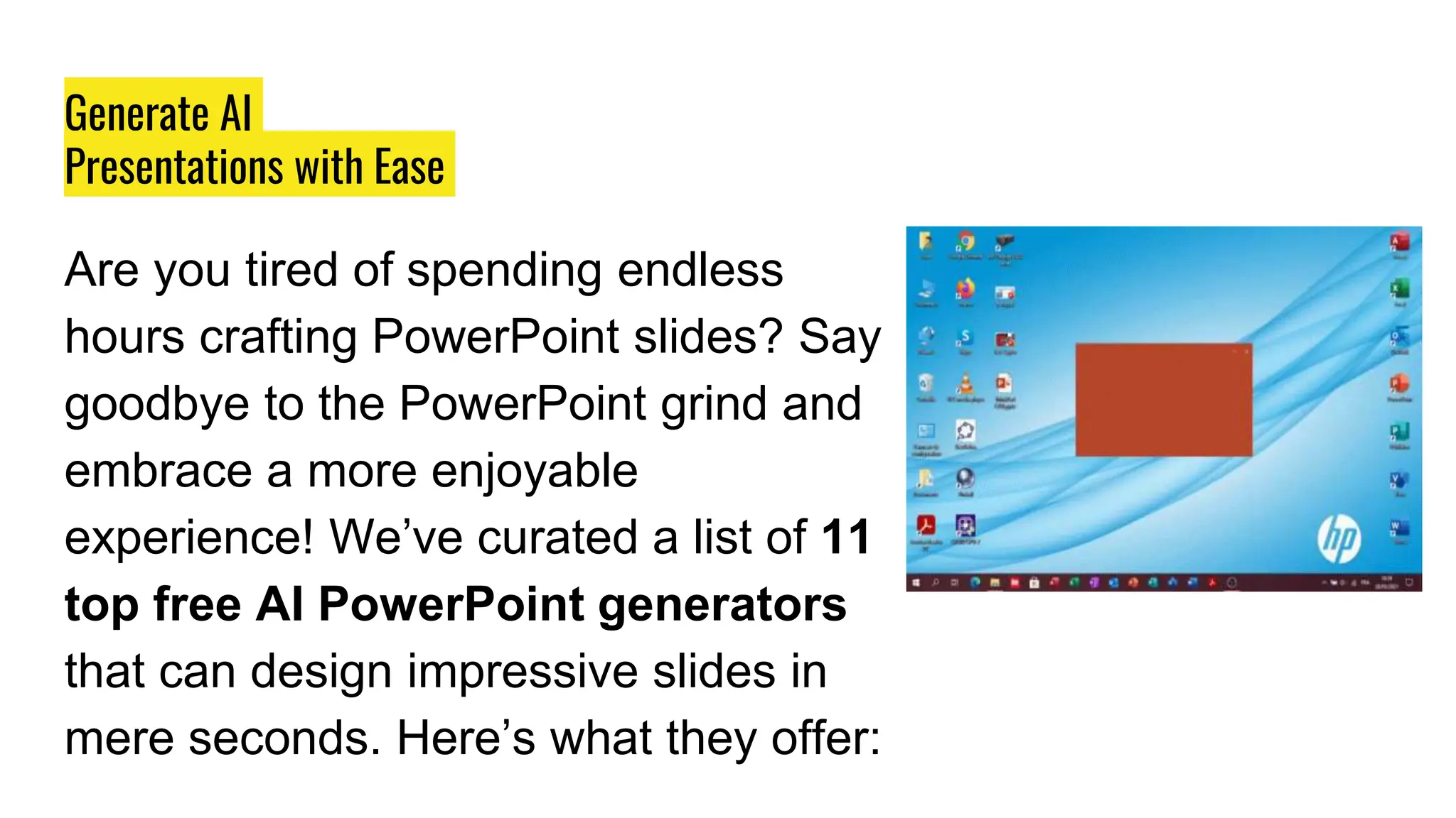 Top 11 AI PowerPoint Generators for Presentations | PPTX