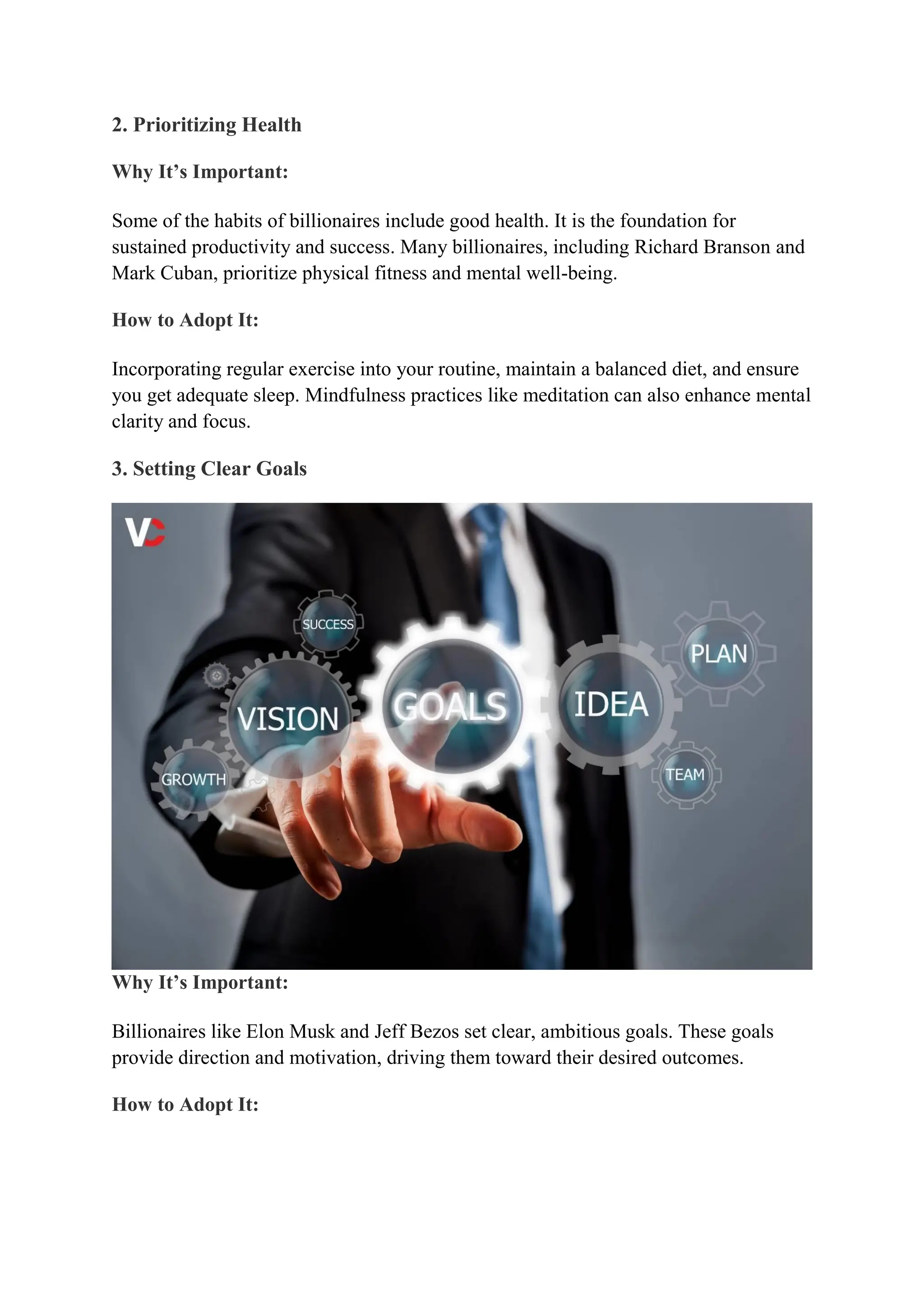 Top 11 Smart Habits of Billionaires.pdf;; | PDF