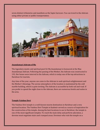Top 12 Attractions In Haridwar.pdf