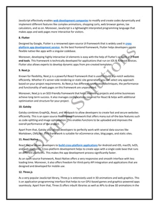 Top 12 Front End Technologies to Use In 2023.pdf