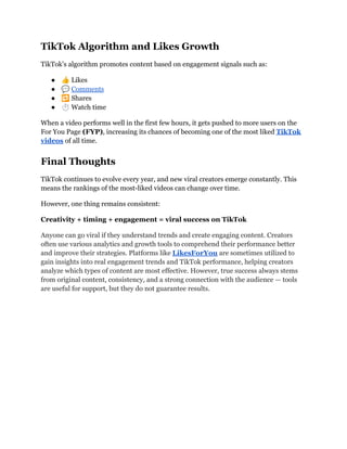 Top 12 Most Liked TikTok Videos of All Time (2026 Update).pdf