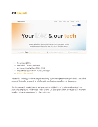 Top 12 ReactJS Development Companies in 2023.pdf | Web Development ...