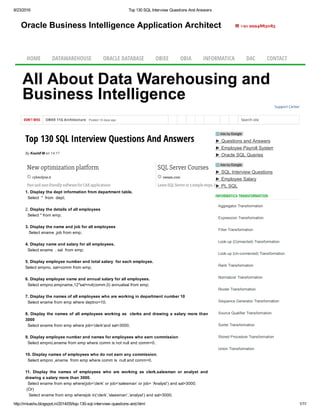 sql interview questions and answers | PDF